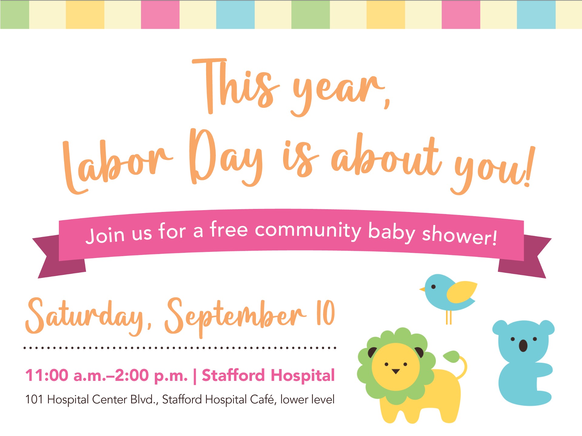 Stafford Hospital Hosting Third Community Baby Shower
